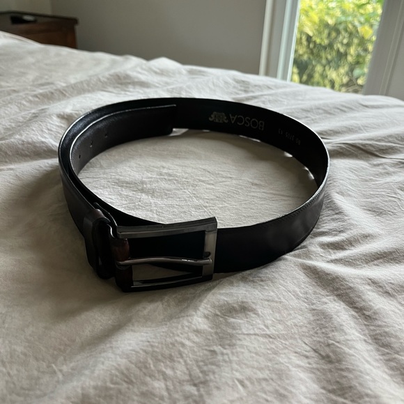 Bosca | Accessories | Bosca Mens Brown Genuine Leather Belt Size 34 ...
